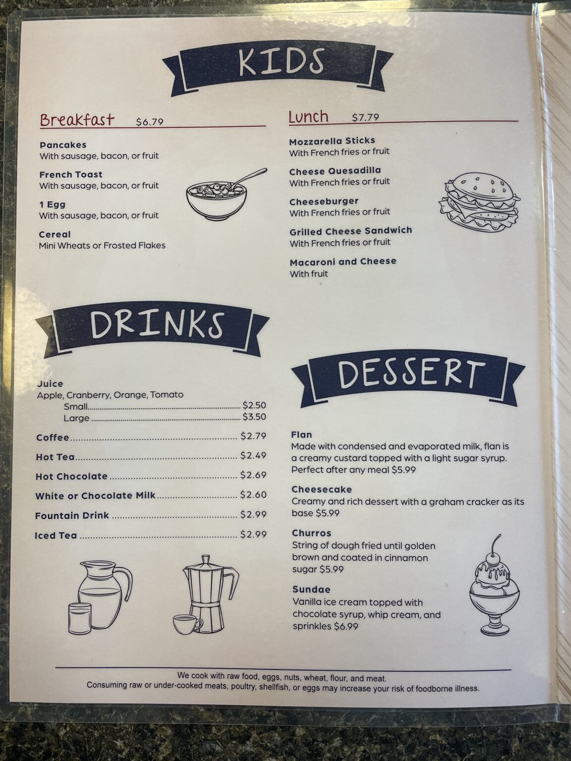 Menu – Anne's Kitchen – Southern Style